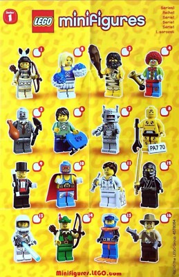 LEGO 8683 Minifigures Series 1 – Complete Set of 16 | NEW & SEALED | eBay