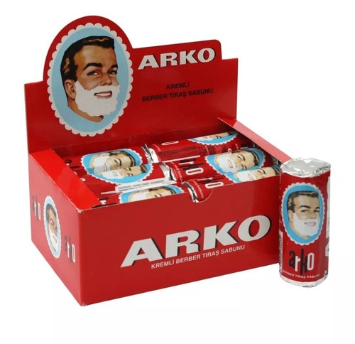 ARKO shaving soap STICK Traditional turkish shave cream 75g 12 Sticks ...