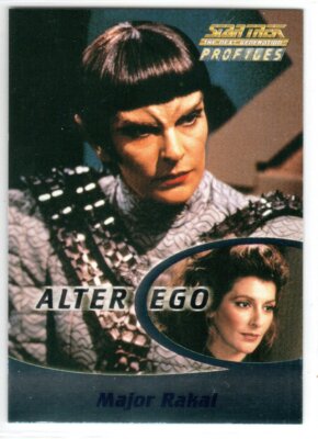 STAR TREK THE NEXT GENERATION SKYBOX PROFILES ALTER EGO AE6 MAJOR RAKAL ...