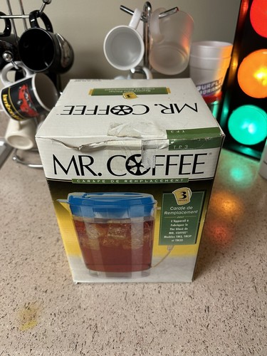 Mr Coffee Iced Tea TM3.5 Original Replacement 3 Quart Pitcher W/ Teal ...