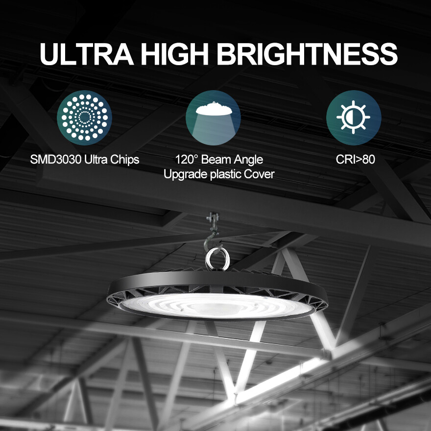 20 Pack 200W UFO Led High Bay Light Factory Warehouse Commercial Led ...