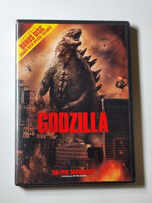 GODZILLA (2014, DVD, Aaron Taylor-Johnson, Widescreen version ...