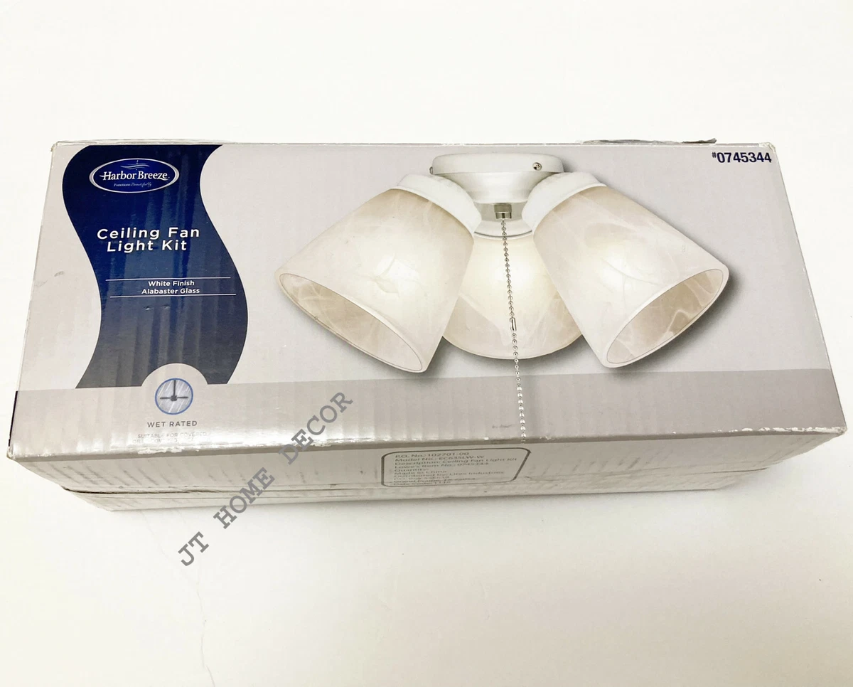 Harbor Breeze Ceiling Fan 3 Light Kit | Shelly Lighting