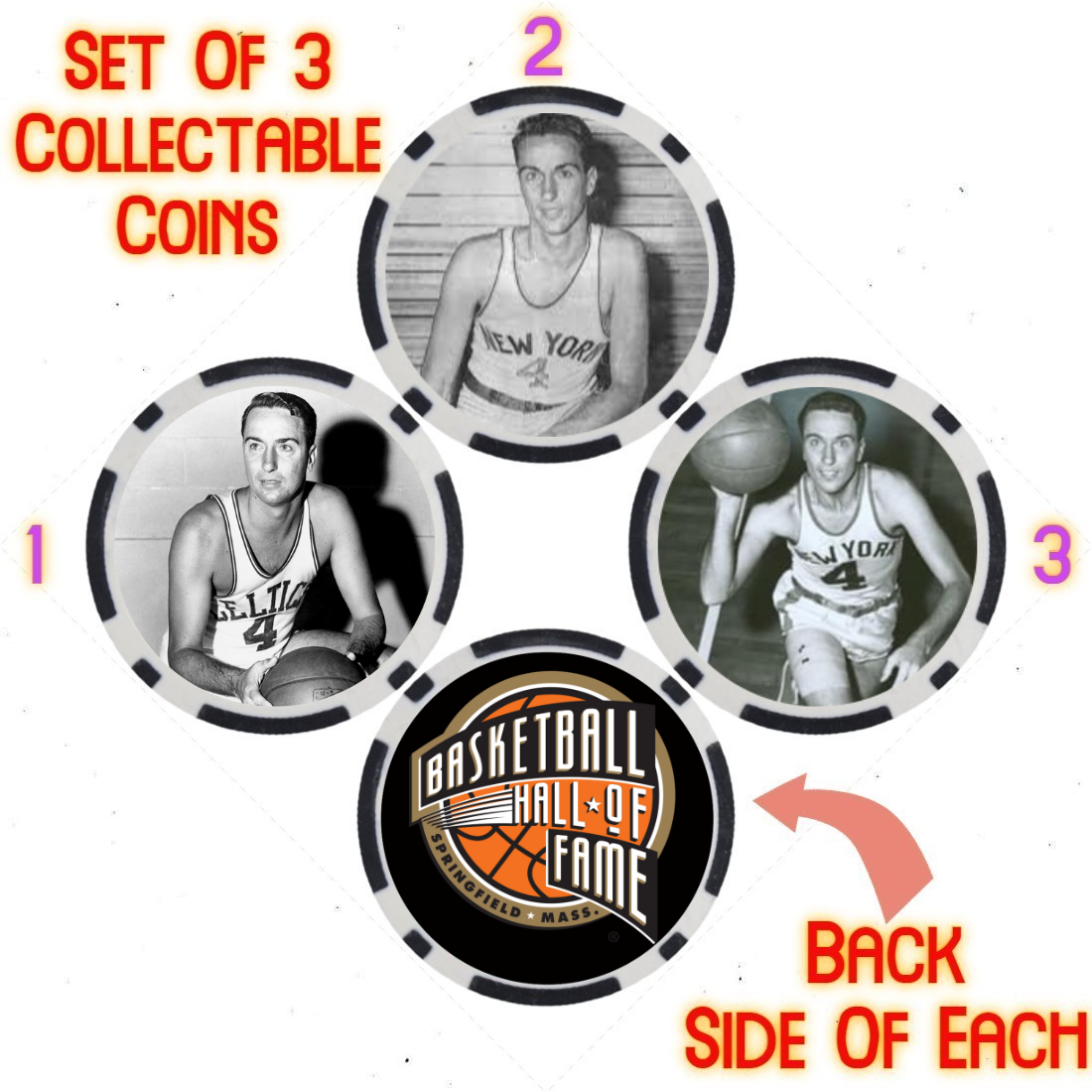 CARL BRAUN - BASKETBALL HALL OF FAME - COLLECTABLE COIN SET | eBay