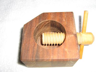 Wooden Screw Type Nutcracker | eBay