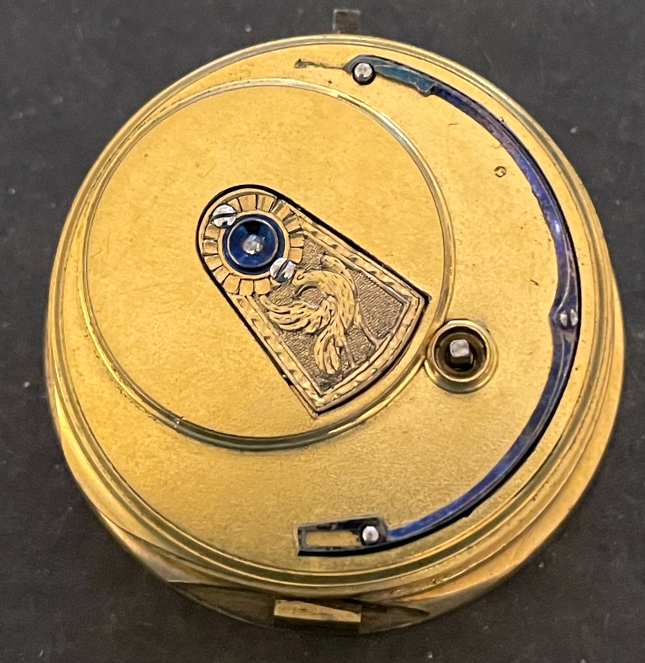Antique John Harrison Liverpool Fusee Pocket Watch Movement Running ...