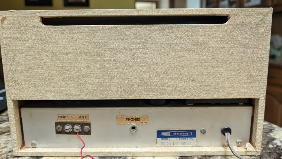 Vintage Heathkit Radio Model EK-2 Working very good condition AM and ...