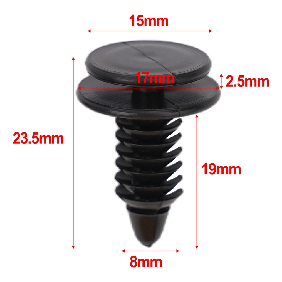Clips Interior N805155-S Nylon Panel Plastic Push Pin Retainers Trim ...