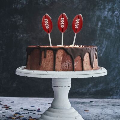 AFL Footy Unscented Candles 5pk Kids Birthday Sports Party Cake ...