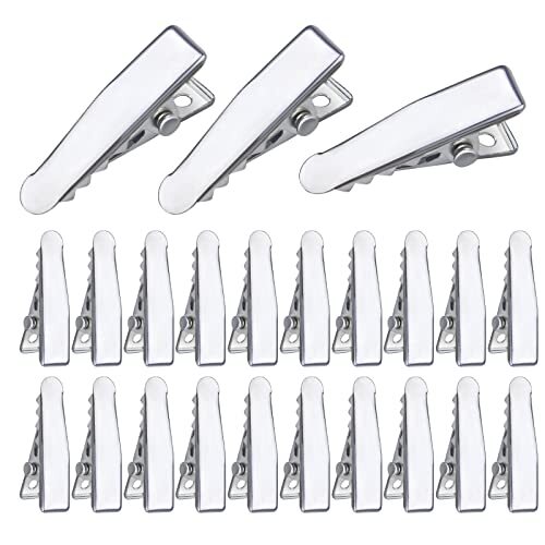 100pcs Alligator Duckbill Hair Clips Metal Single Prong Hair Clip ...