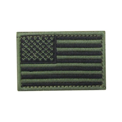USA American Flag Patch 3”X 2” VELCRO Military Patch - Left Side ...