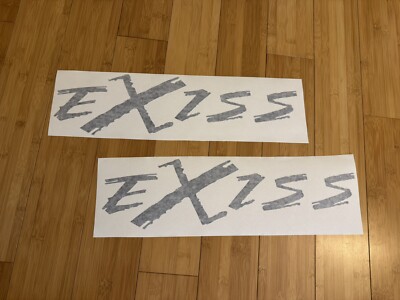 EXISS trailers Trailer Decals 12” (Set of 2) BLACK USA Horse ...