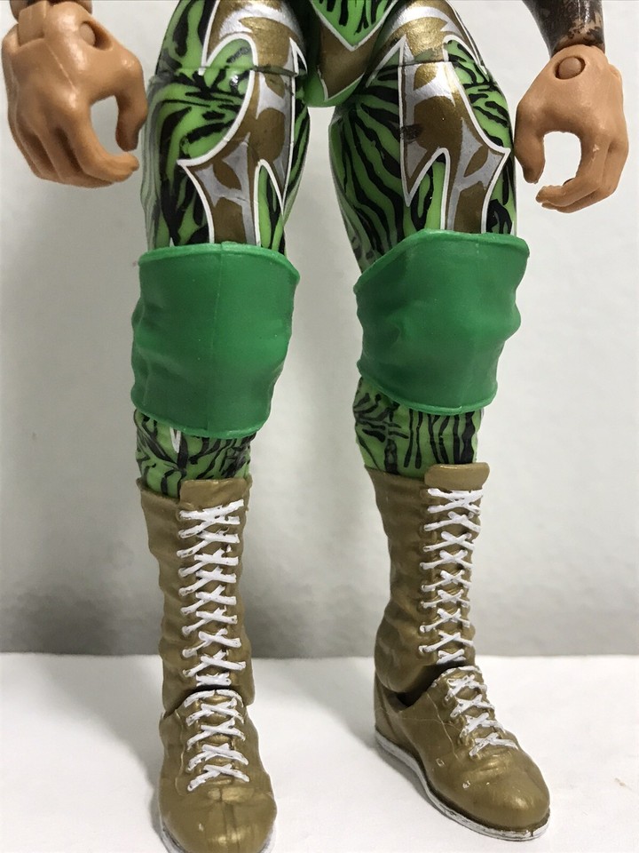 WWE Mattel Elite Sin Cara Green Custom Figure Rare HTF WWF AEW NJPW WCW ...