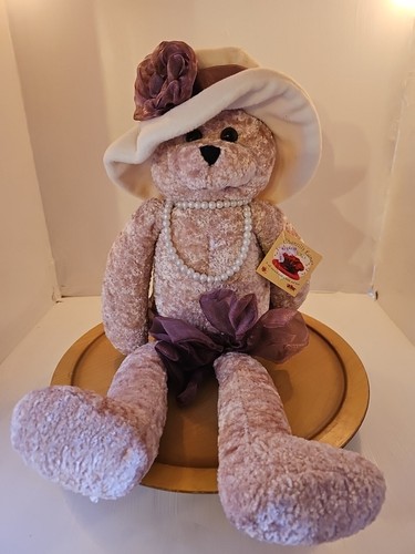 PBC Chantilly Lane Musical Bear 22" Rose Love Plush Stuffed Animal ...