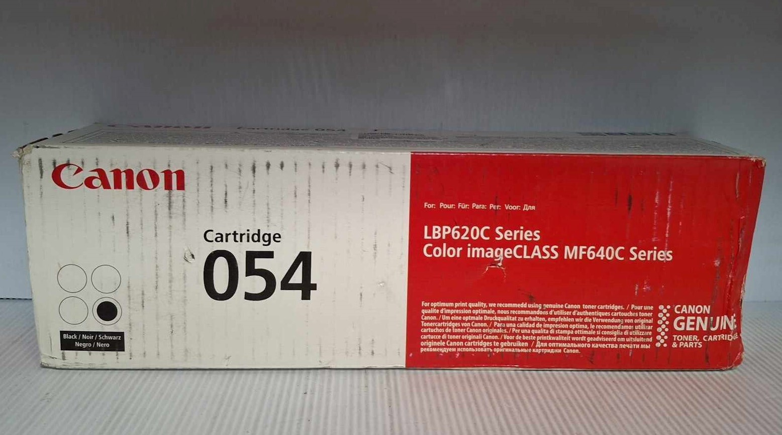 Genuine OEM Canon 054 Black Toner Cartridge 3024C002 for LBP620C MF640C ...