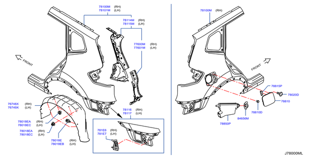 Nissan 781E74CC0A for sale online | eBay