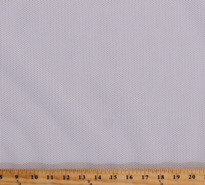 60" White Athletic Mesh Polyester Fabric by the Yard (D181.12) | eBay