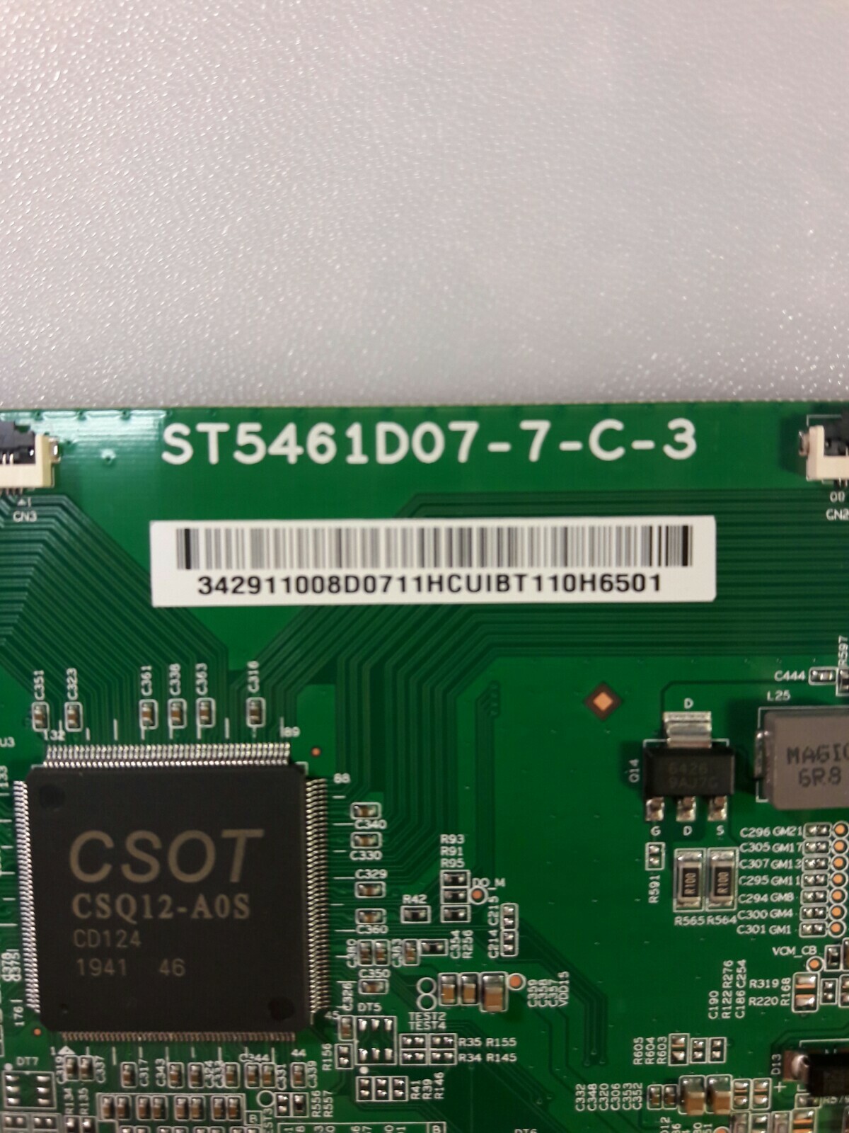 TOSHIBA 55LF711U20 TCL 55R613 T-CON BOARD PN 34.29110.08D BN ST5461D07 ...