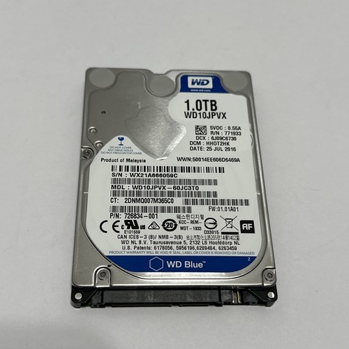 Western Digital WD Blue WD10JPVX 1TB 2.5" SATA III Laptop Hard Drive ...