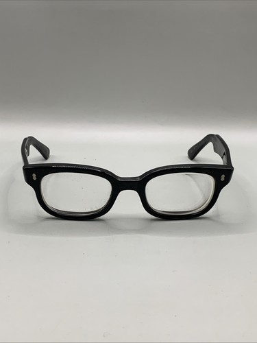 Vintage Victory Eyeglasses 48-22 5 1/2 Black Cat Eye Frames Made In USA ...