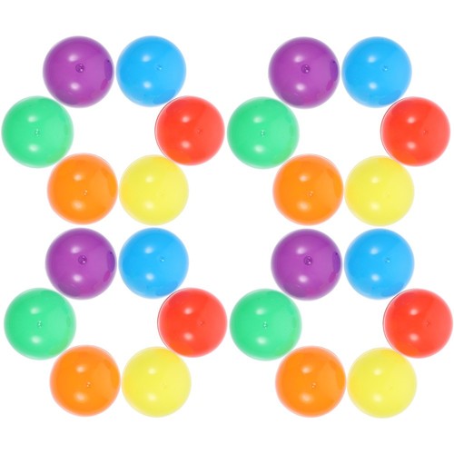 50 Pcs Colorful Shell Colored Round Capsules Baby Empty Vending | eBay