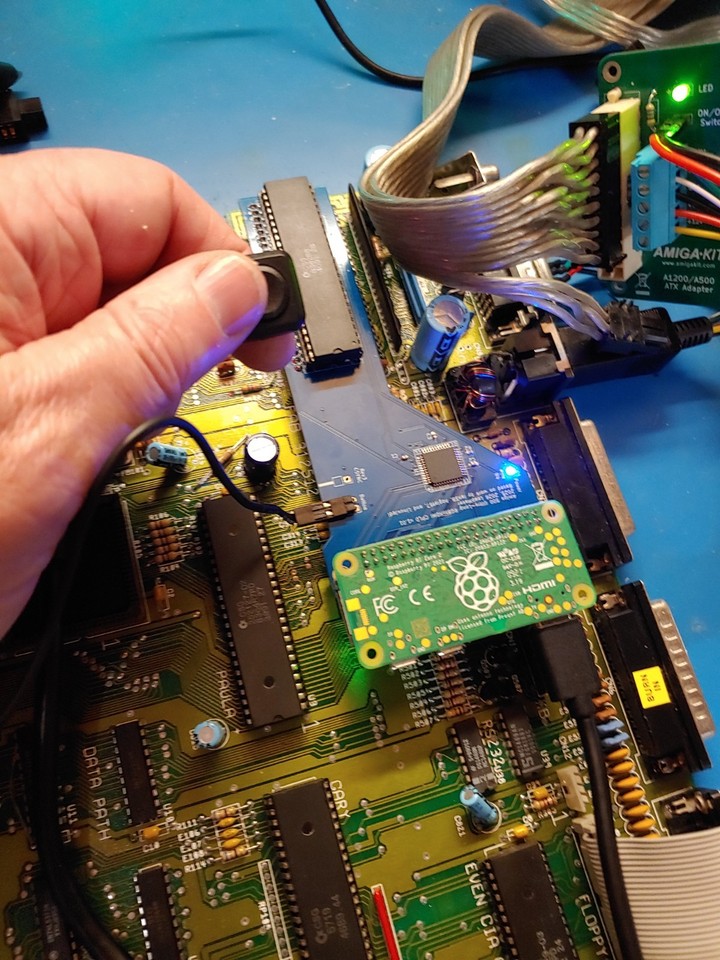 RGB2HDMI Amiga 500 UltraLong (Accelerator Friendly) HDMI Games, non-RTG ...