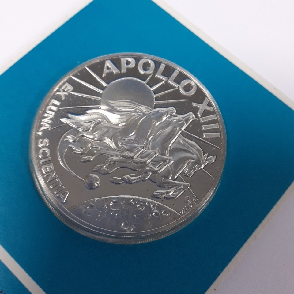 Silver (.925) - 1971 - Apollo 13 - Commemorative - Franklin Mint | eBay