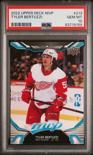 2022 Upper Deck MVP Hockey Tyler Bertuzzi Card #213 PSA GEM MT 10 | eBay