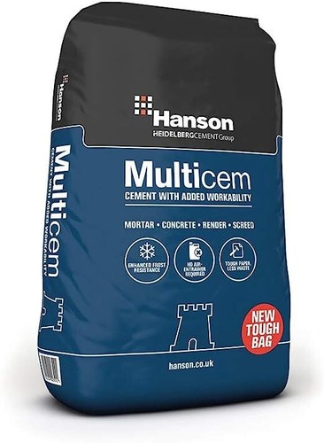Hanson Multicem Cement Tough Bag 25kg | eBay