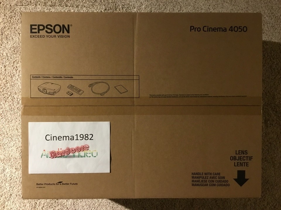 Epson Pro Cinema 4050 4K PRO-UHD Home Cinema Projector - Brand New ...