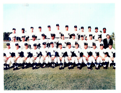 1965 NEW YORK YANKEES 8X10 TEAM PHOTO BASEBALL HOF | eBay