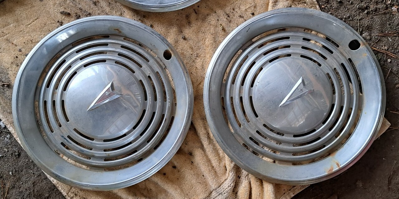 Set of 5 1973 1974 Pontiac Wheel Covers Lemans Grand Prix Hubcaps 4 73 ...