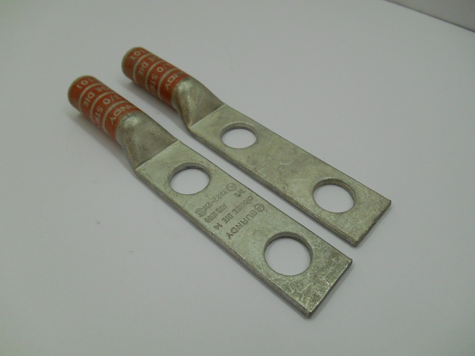 BURNDY YA272N Long Barrel CU Lug 2 Hole 3/0 AWG for sale online | eBay