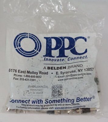 EX6XLSKPLUS Qty 50 SIGNALTIGHT PPC Belden Brand-NEW Coaxial Cable ...