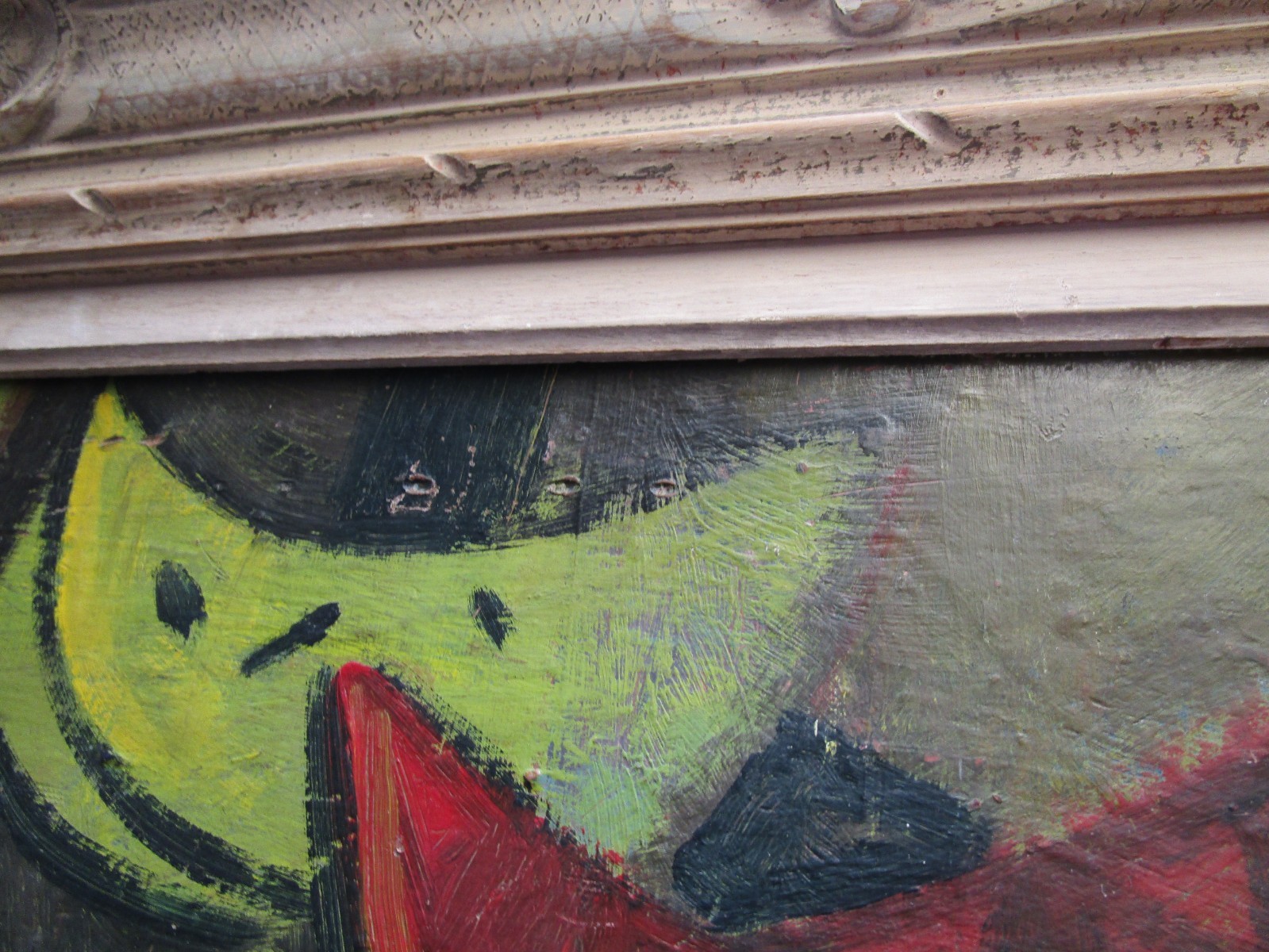 MYSTERY CUBISM PAINTING MODERNISM ABSTRACT EXPRESSIONISM 1950'S ...