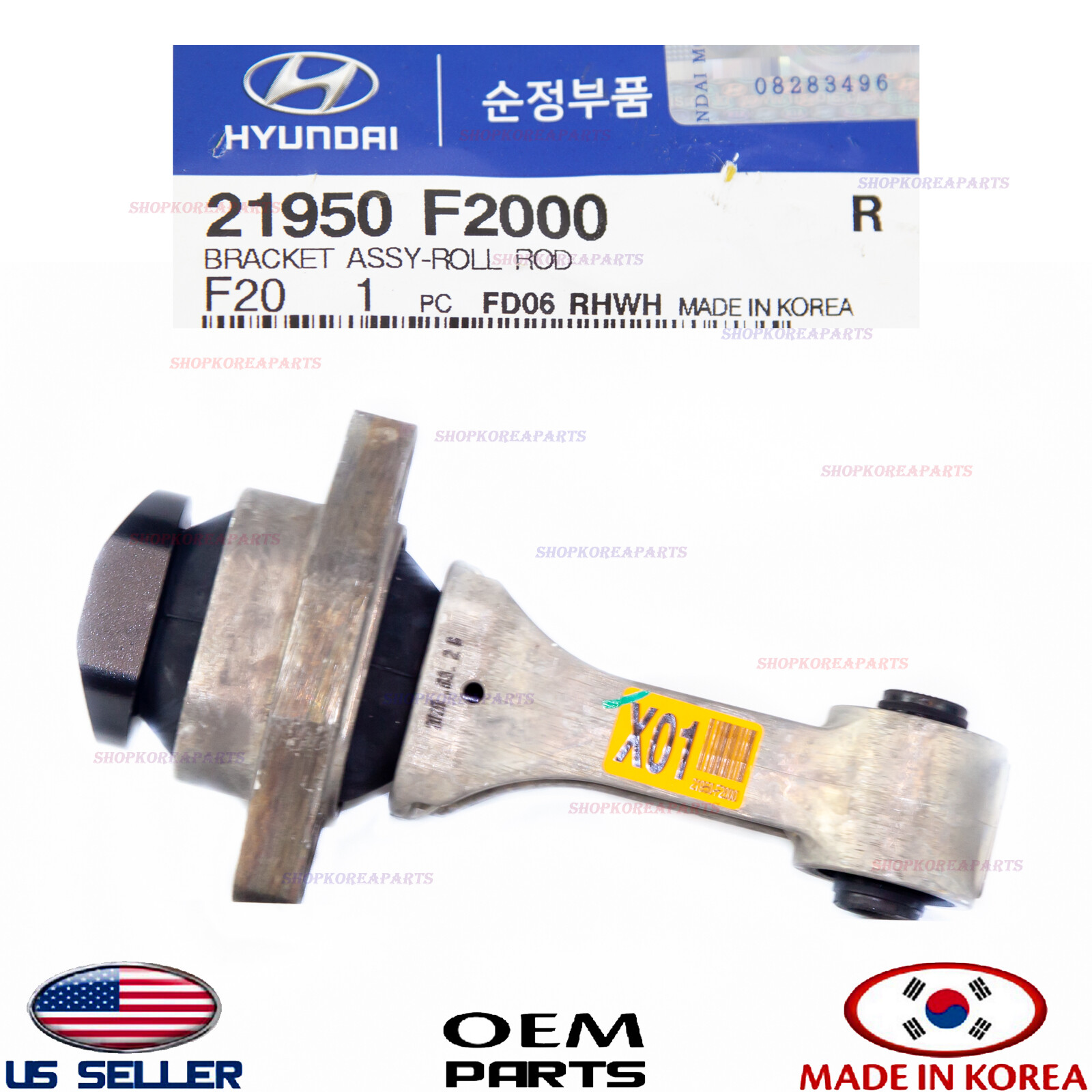 Genuine Torque Arm Mount Bracket OEM 2.0L Engine VELOSTER KONA ELANTRA ...