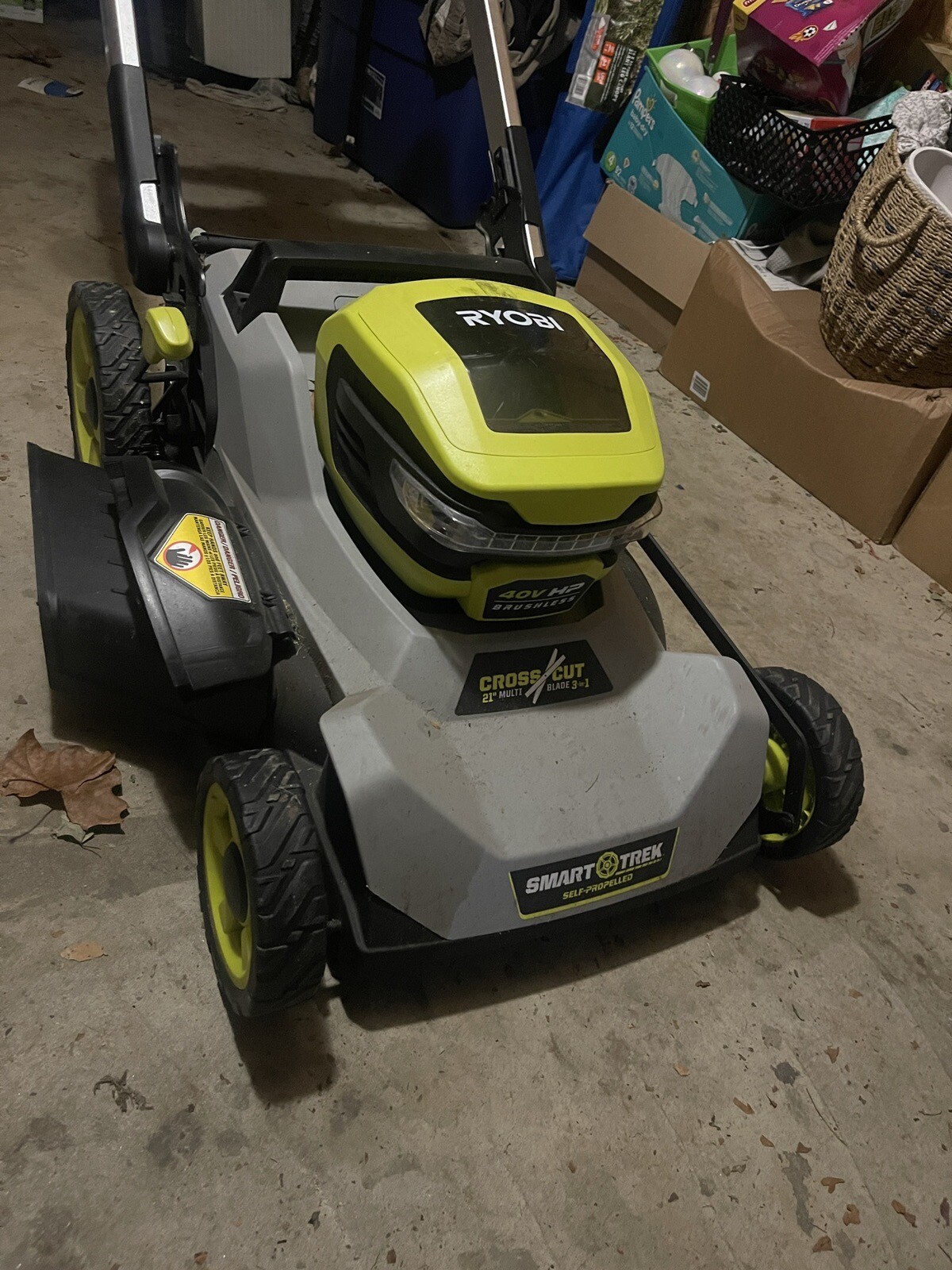Ryobi RY401150 HP 21" 40V Walk-Behind Lawn Mower 46396036711| eBay