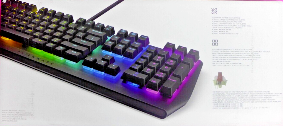 Alienware 410K Mechanical RGB Gaming Keyboard US Layout (QWERTY) | eBay