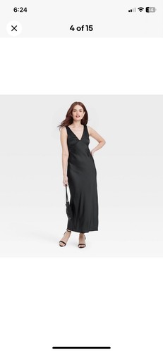 a new day dress Slip L Black | eBay