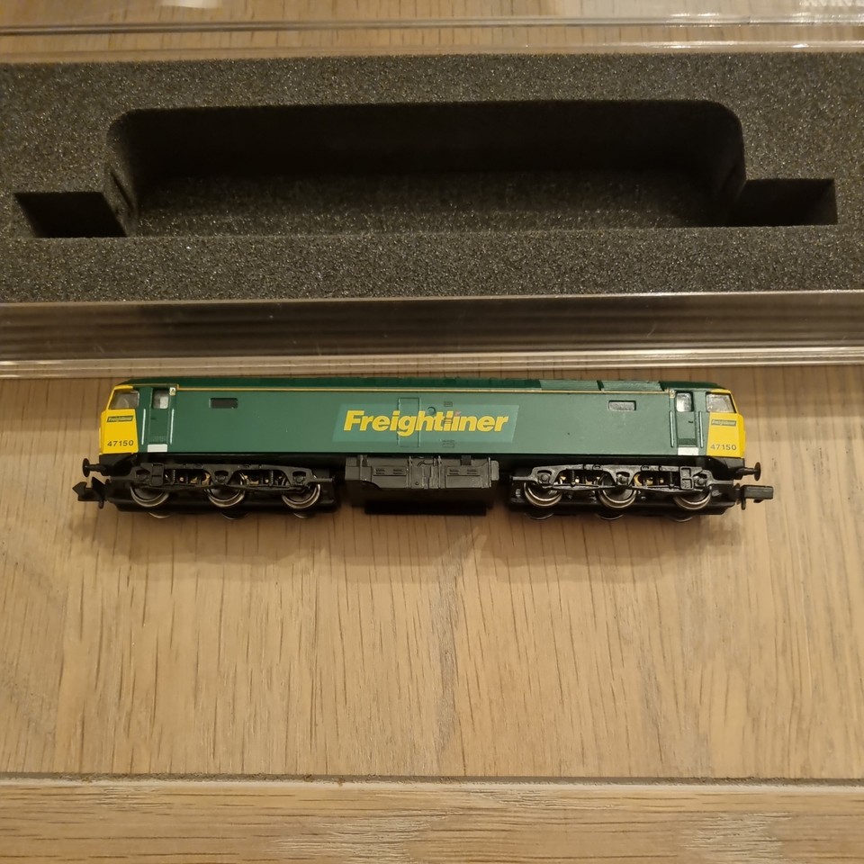 Graham Farish N 371229 Freightliner Green/Yellow Ends Class 47/0 47150 ...
