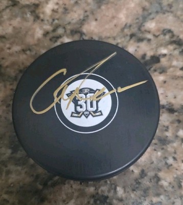 Cutter Gauthier Signed Anaheim Ducks Autographed Puck Auto Nhl | eBay