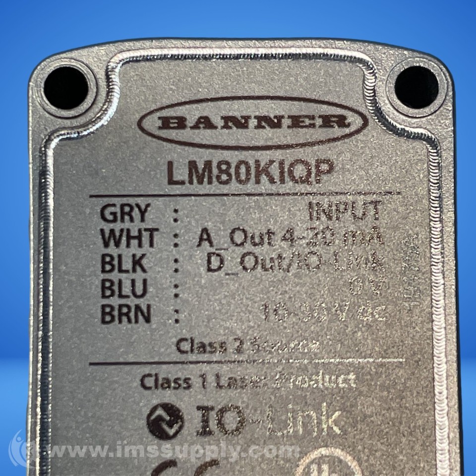 Banner Engineering Corp. LM80KIQP Laser Displacement Sensor USIP | eBay UK