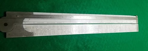 BONE ENGINEER RULER,WITH GUNTHER SIDE.THIS RULE WAS USED FOR PATENT J ...