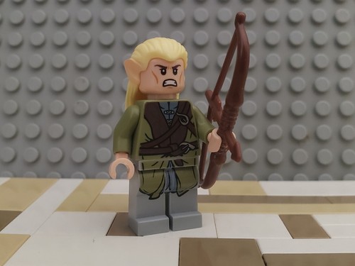 LEGO Legolas Minifigure - 79008 9473 71219 Hobbit Lord Rings - Mines of ...