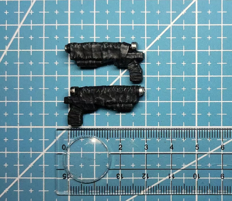 1/12 Soldier Accessories Weapon Pistol(2pc) Model 6'' Action Figures | eBay