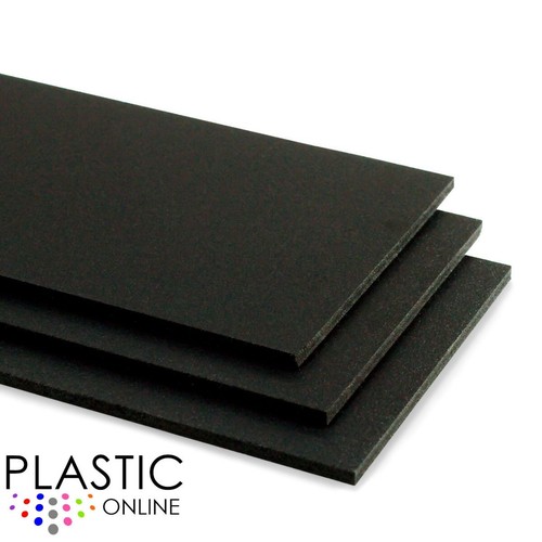 Black Foam PVC Sheet Colour Plastic Panel Cut to Size | eBay UK