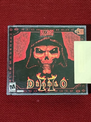 Diablo II 2 Video Game PC/MAC Windows 2000/98/95/NT CD-ROM Blizzard 3 ...