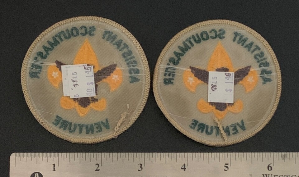 NOS ASSISTANT SCOUTMASTER Boy Scout Venture Position PATCH BSA Scouting ...