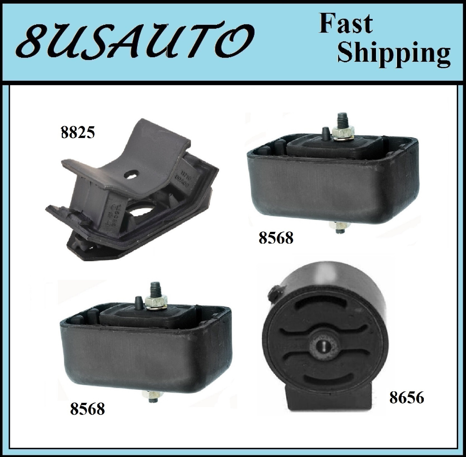 4PCS MOTOR & TRANS MOUNT FIT Suzuki Sidekick, X-90/ PONTIAC SUNRUNNER 1 ...
