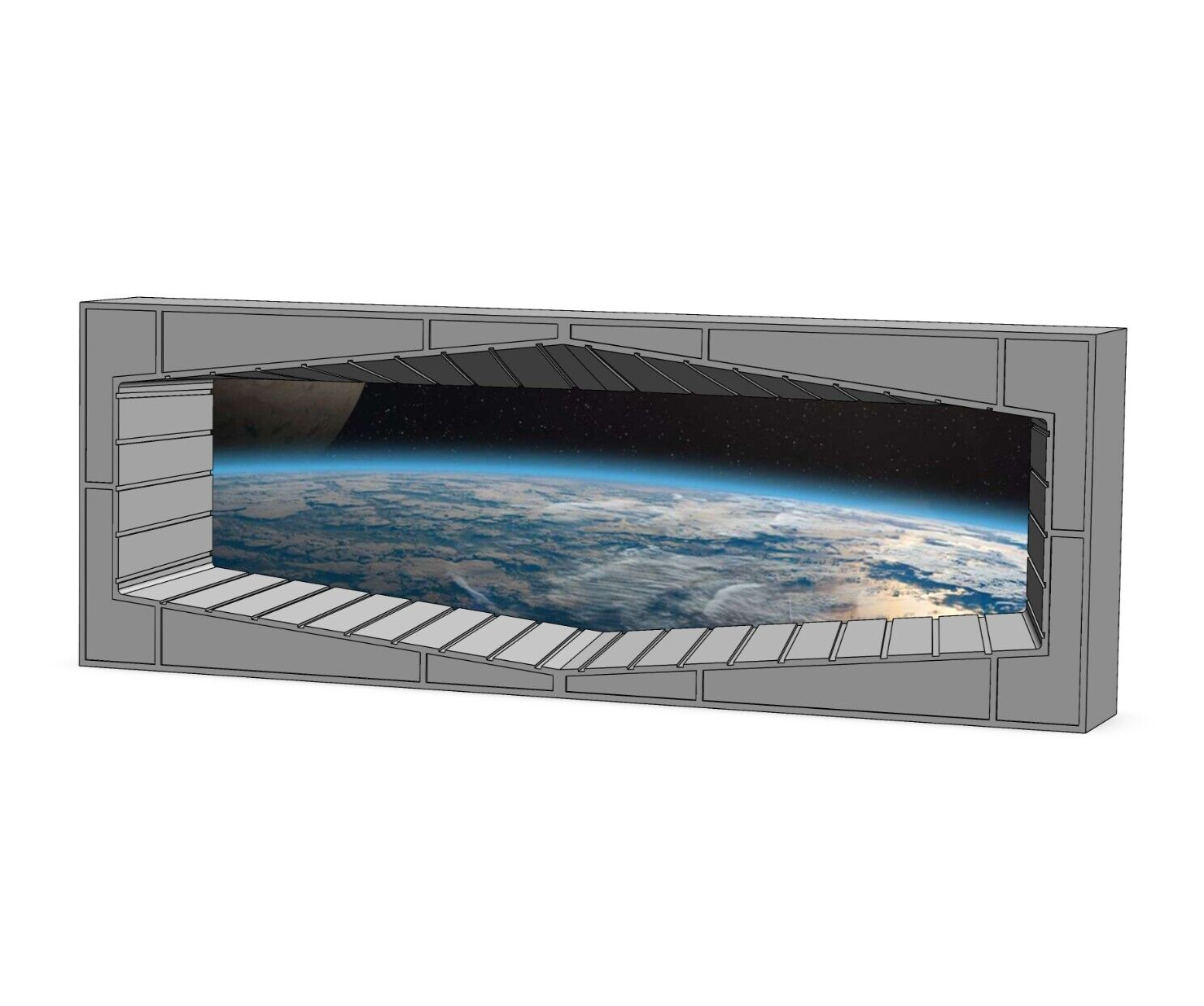 Death Star Overbridge Display for 3.75in (1:18) Figure Diorama | eBay